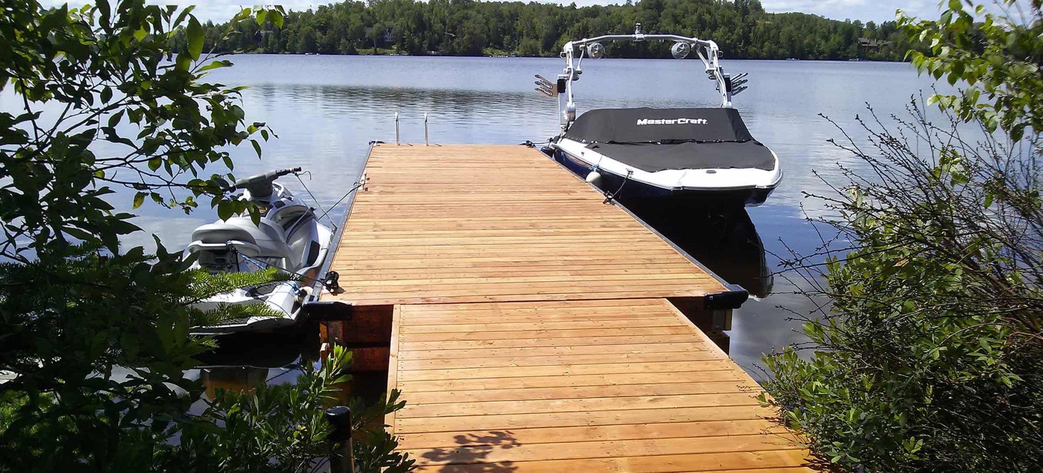 Fabricant de quais de qualité dans les Laurentides | Quais Laurentiens
